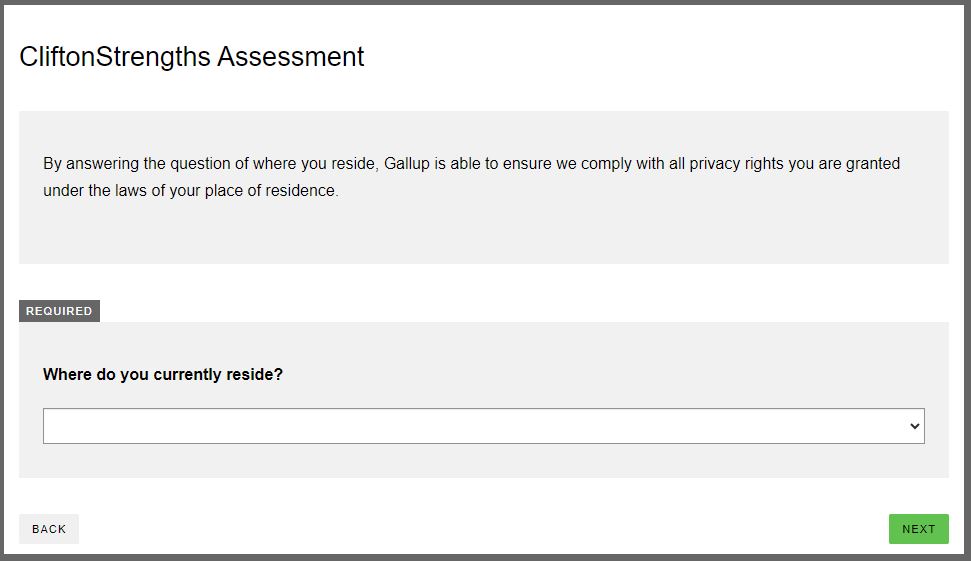 How can I take the CliftonStrengths assessment?