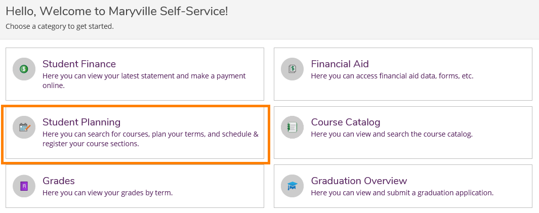 How do I drop a course in Student Planning?