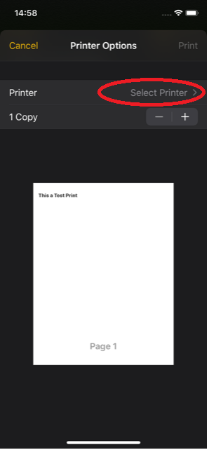 Print with your Mobile Device