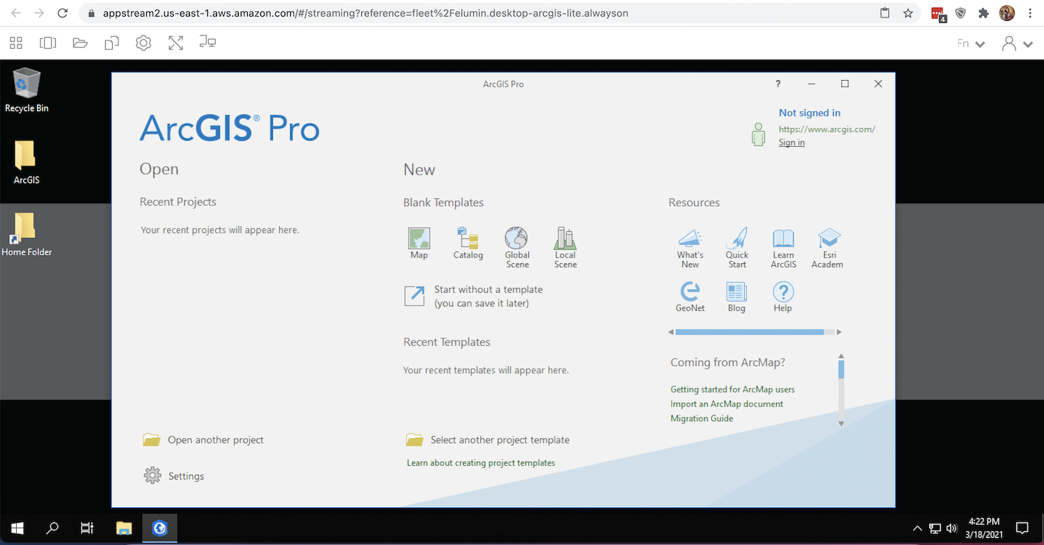How do I access ArcGIS