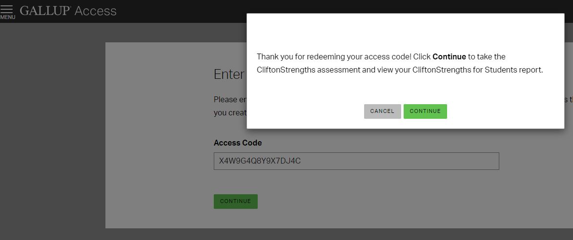 How can I take the CliftonStrengths assessment?