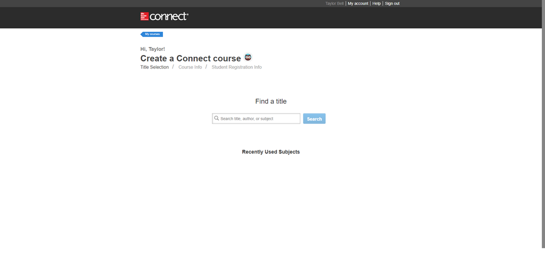 How do I set up McGraw-Hill Connect for a new onground course I am ...