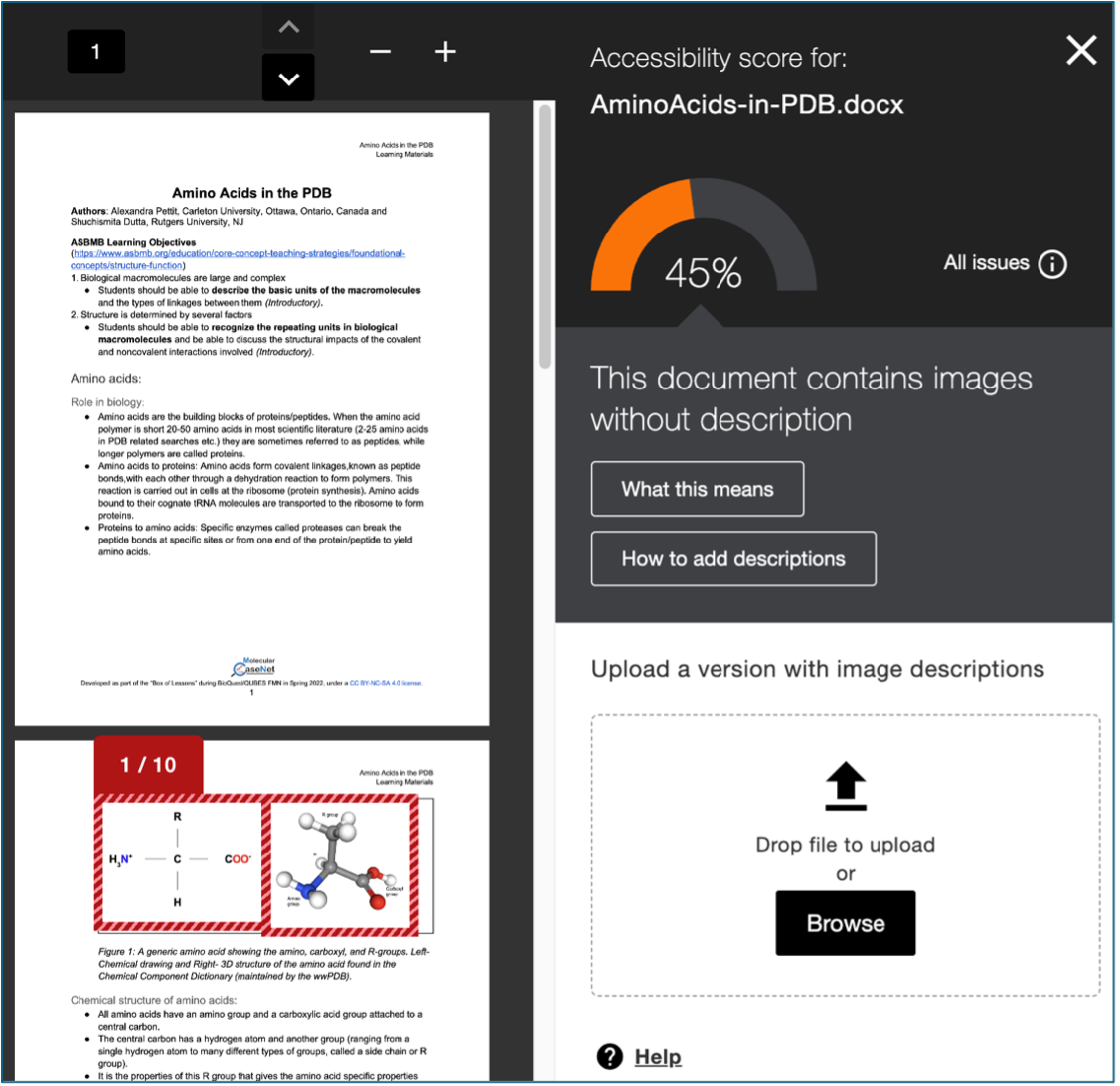Using the Accessibility Report in Canvas (Anthology Ally)