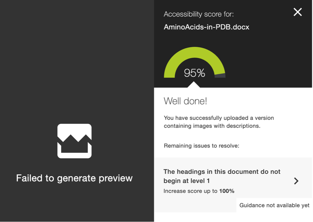 Using the Accessibility Report in Canvas (Anthology Ally)
