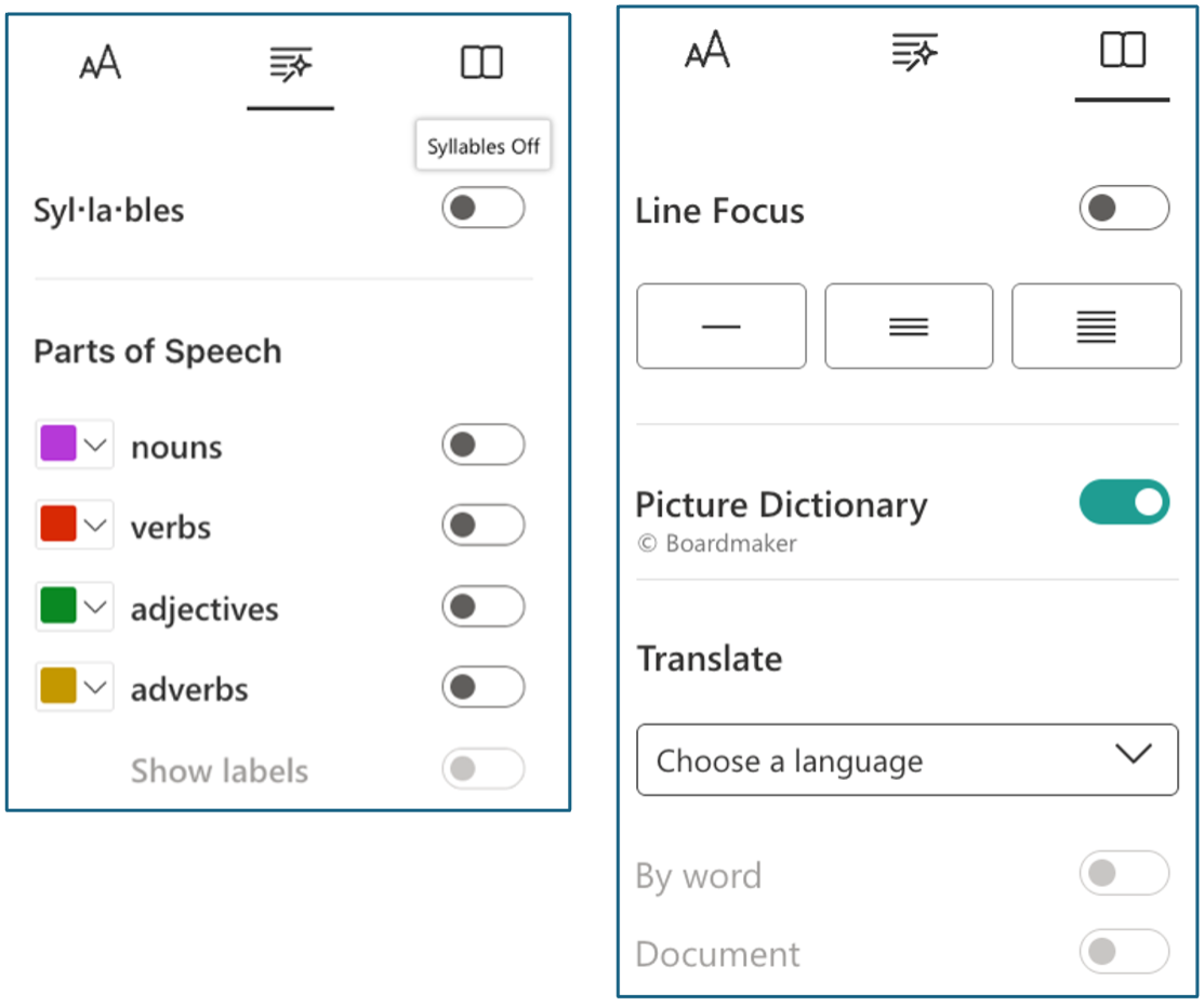 Using Immersive Reader on Canvas Pages